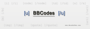 What is a bulletin board code or BBCode? | MoreOnFew